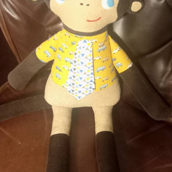 Mikey Monkey PDF Printable Pattern - Etsy