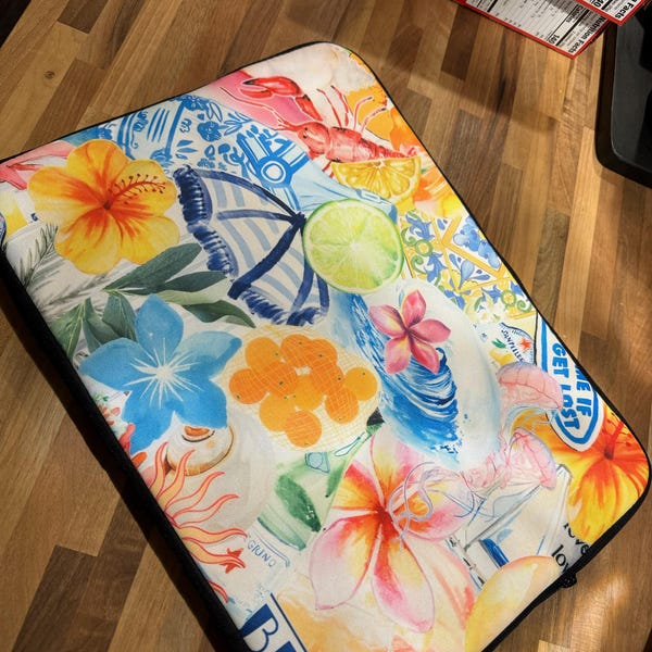 Collage Laptop Case, Laptop iPad Tablet Sleeve, MacBook Sleeve, Laptop ...