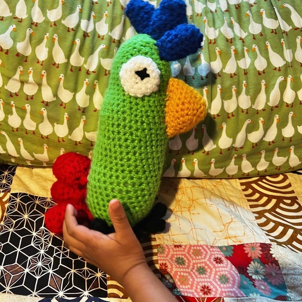 Polly Parrot Peppa Pig Inspired Crochet Pattern - Etsy