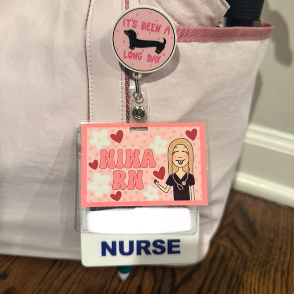 CUSTOMIZED Badge Buddies! for Healthcare Workers, Teachers, Etc. - Etsy