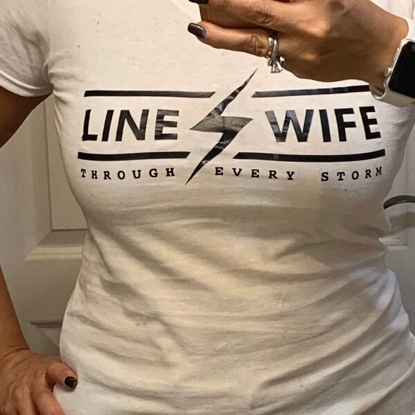 Line Wife Shirt | Line Wife T Shirt | Lineman Wife Shirt | Linewife T ...