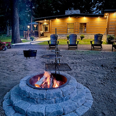 Heavy Duty, Hand Forged, Fire Pit Stake Grill - Etsy