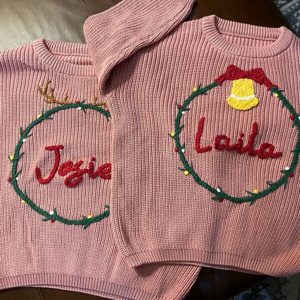 Personalized Christmas Sweater for Baby and Toddler, Baby Toddler ...