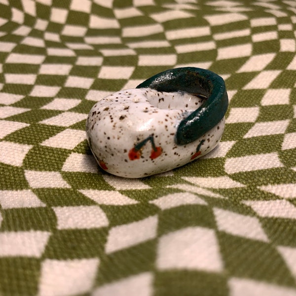 Mini Cherry Ceramic Croc - Etsy