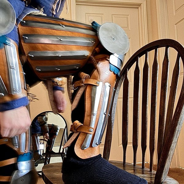 Hand Forged SCA Lion Head Shoulder Spaulder Pauldron Roman Gladiator ...