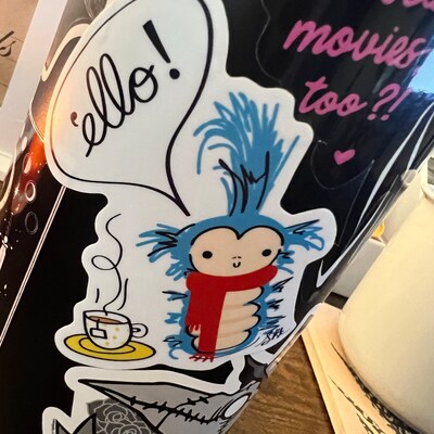 Ello Worm Sticker Labyrinth Inspired Sticker Labyrinth Worm Sticker ...