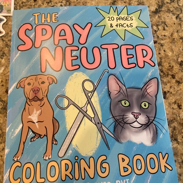 The Spay Neuter Coloring Book, Spay Oklahoma, Animal Rescue, Dog Cat ...