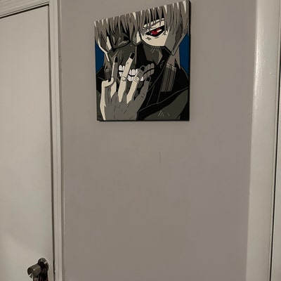 Hand Painted Anime Canvas - Etsy