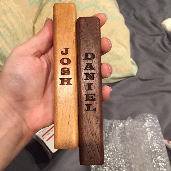 Custom Tap Handle – Personalized 6” Laser Engraved Maple, Cherry, or ...