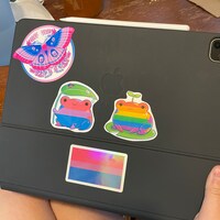 Pride Frog Charity Stickers LGBTQ Flag Frog Gay Pride Sticker Decal ...