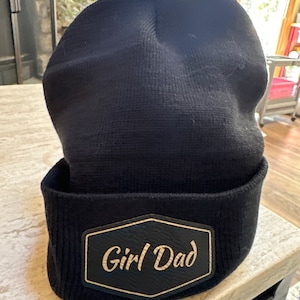 Custom Leather Patch Beanies Personalized Beanie Hats With Custom Logo Unisex Winter Hat Company ...