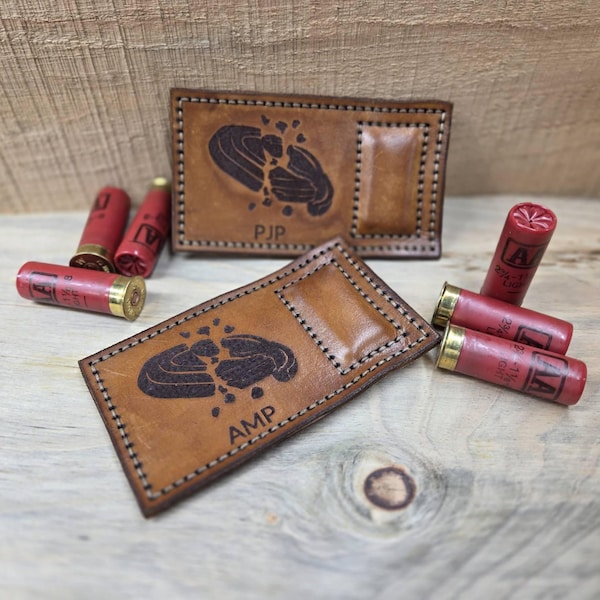 Leather Shotshell Box Holder Laced | Trapshooting | Skeet | Sporting ...