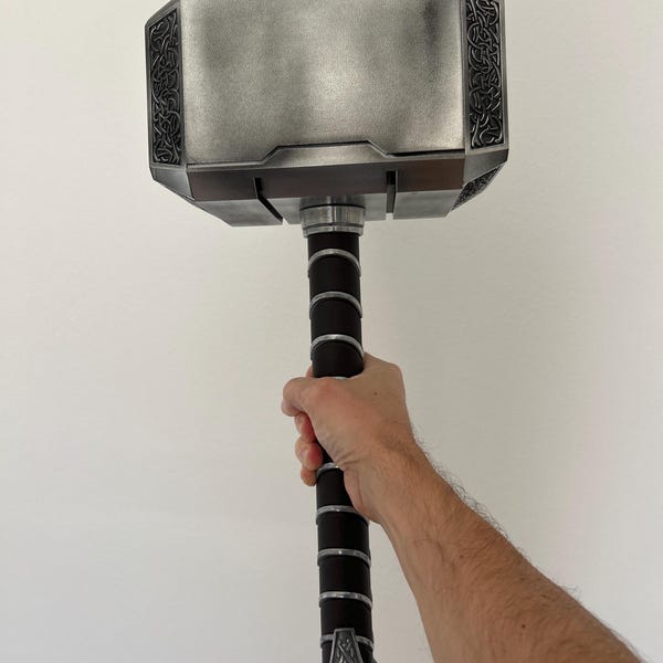 Thor Hammer Metal, Upgraded Version Thor Mjolnir, Thor Cosplay 1/1 ...