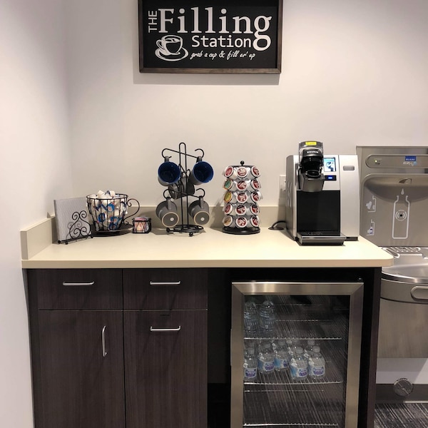 Coffee Bar Sign- Filling Station - Coffee Lover Gift - Coffee Shop ...