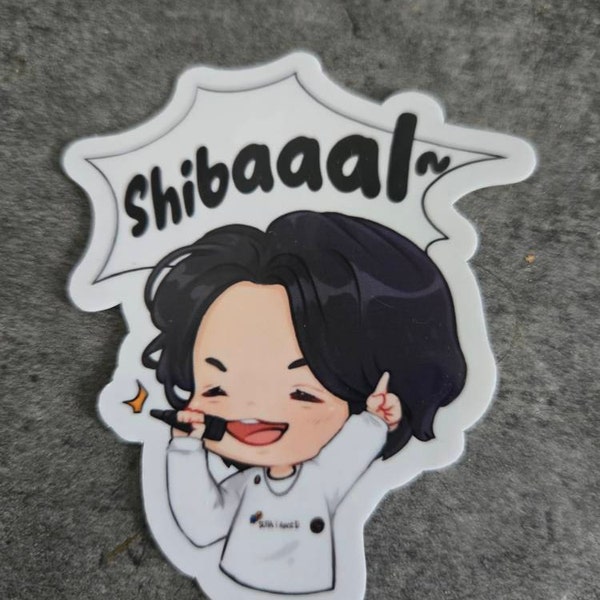 Yoongi El Capitxn Shibal DDAY Concert Vinyl Waterpoof Sticker Suga ...