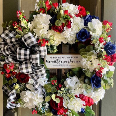 White Creamy Beige Wreath, Large 30 Inch Spring, Designer Farmhouse ...