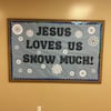 We Are Hooked on Jesus - Christian Bulletin Board Set - Christian ...