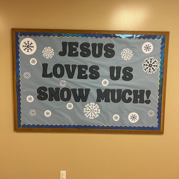 In Our Loving Jesus Era - Christian Bulletin Board Set - Classroom ...