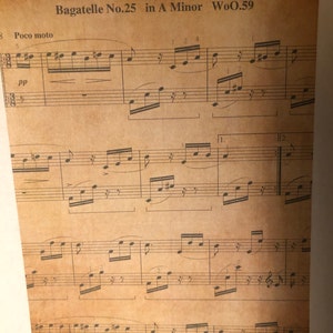 16 Antique Music Sheet Papers 12 Inch Instant Download Commercial Use ...