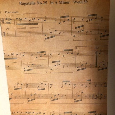 16 Antique Music Sheet Papers 12 Inch Instant Download Commercial Use ...