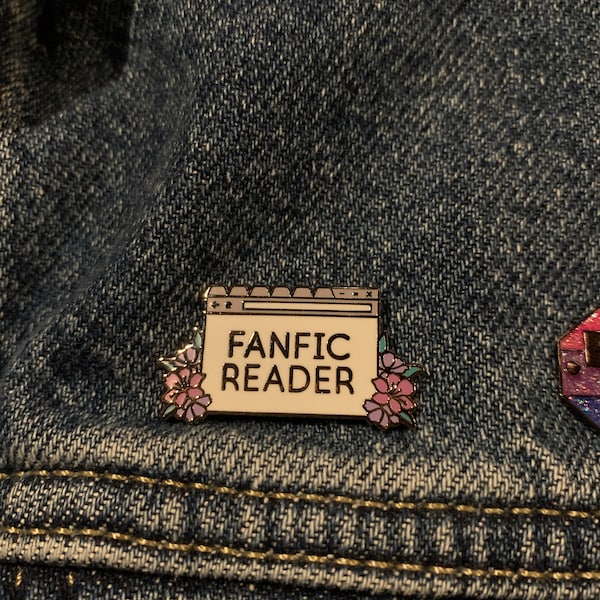 Fanfic Pin, Fandom Enamel Pin, Anime Enamel Pin, Fanfic Reader Enamel ...