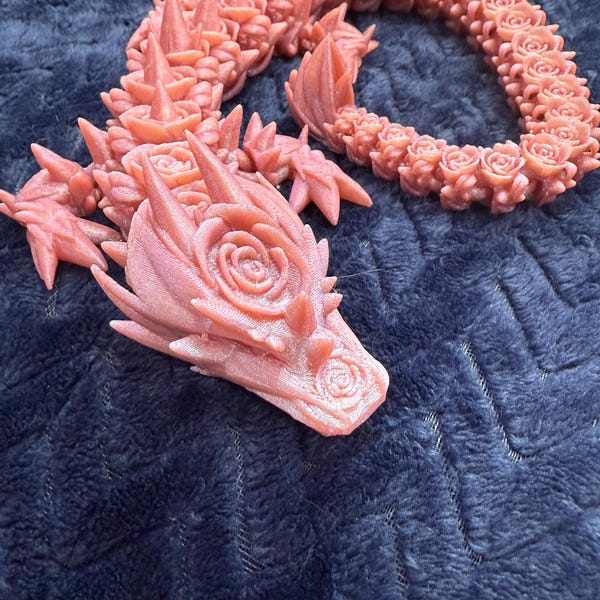 Rose Dragon, Cinderwing3d, STL File for 3D Printing, STL Print Files ...