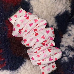 Apple Watch Band Cute Iridescent Pink and Silver Scrunchie - Etsy