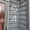 Modern Aluminum House Numbers Metal House Numbers Painted Aluminum ...