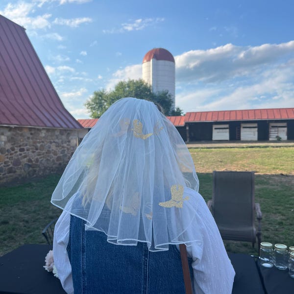 Bride Margarita Glitter Veil | Bride to Be Bridal Veil | Bachelorette Party Veil | Bridal Shower ...