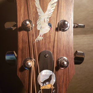 Truss Rod Cover With Raven Silhouette Inlay Will Fit PRS - Etsy