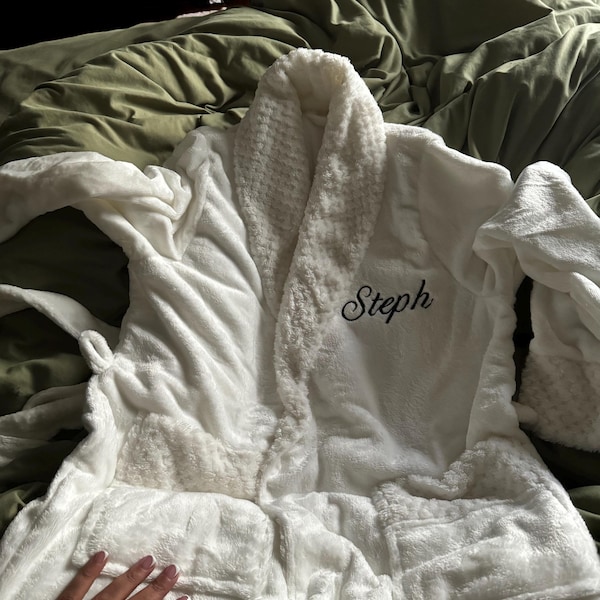 Bathrobe | Luxury Bathrobe | Personalized Robe | Embroidered Bathrobe ...