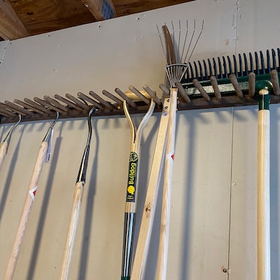 1 Vintage Garden Tool Wall Storage Rack 51-1/4 X 7-1/4 Versatile ...