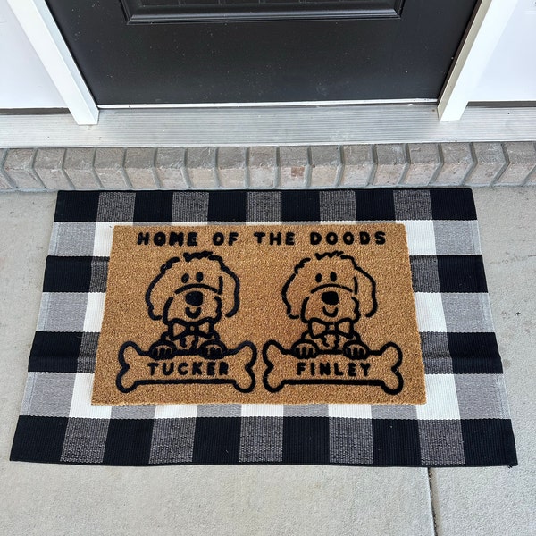 Custom Doodle Mat, Doodle Doormat, Goldendoodle Doormat, Labradoodle ...