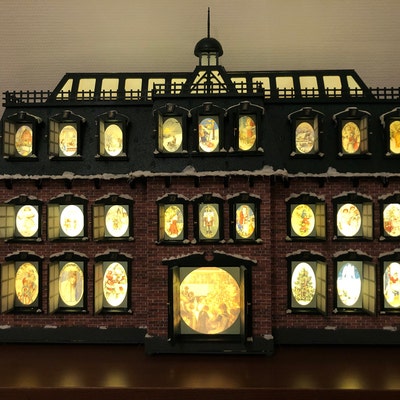 Christmas Advent House Kit W/ Optional Brick Exterior - Etsy