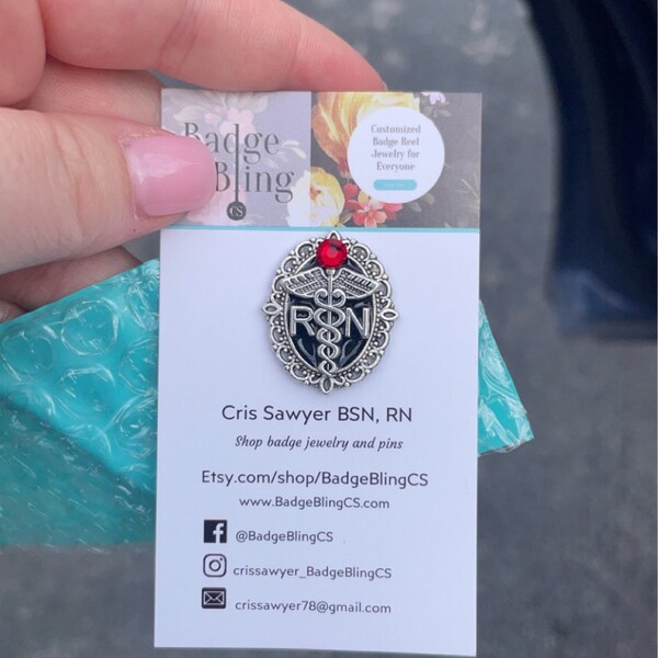 Silver Nursing Pin for the Pinning Ceremony Student Graduation Gifts ...