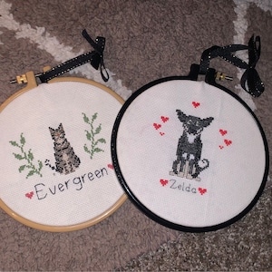 Custom Cross Stitch Pattern Personalized Couple Portrait 2nd ...