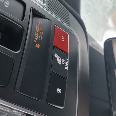 Eject Button Decal, Car Decal, Eject Passenger Button, Blank Button ...