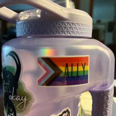 Ally Sticker LGBT Pride Ally Sticker LGBTQ Pride Month Rainbow Sticker ...