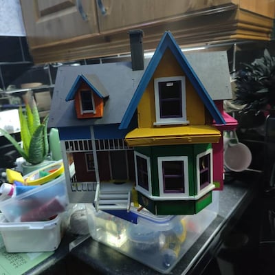 UP House Detailed MDF Model Kit Diy - Etsy