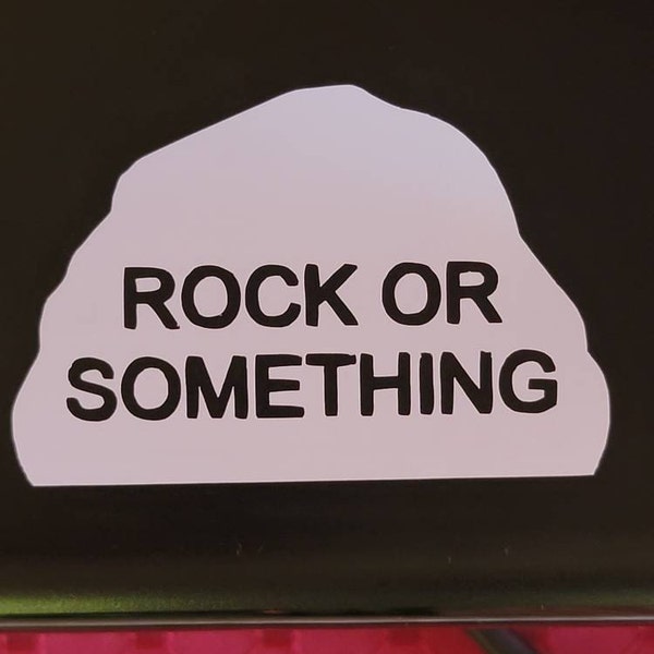 Rock or Something Vinyl Decal, Car Decal, Army Decal, Military Decals ...
