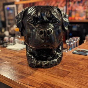Labrador Retriever Statue, Cold Cast Bronze Sculpture, Marble Base ...
