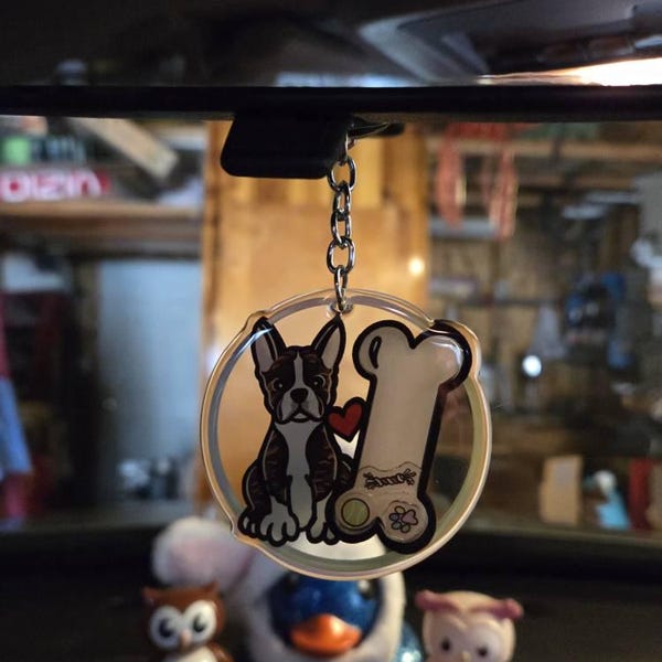 Liver Shih Tzu Keychain, Shih Tzu Dog Keyring, Shih Poo Dog Charm, Shih ...