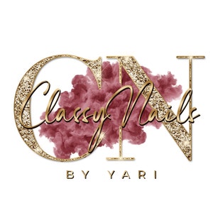 Gold Glitter Sparkle Logo Makeup Artist Logo Beauty Logo - Etsy