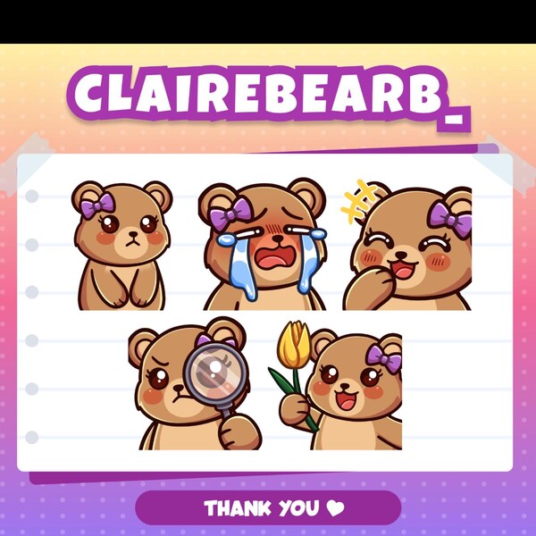 Twitch Animated Emote / Cute Ghost Animated Emotes Pack #2 (note, Rave ...