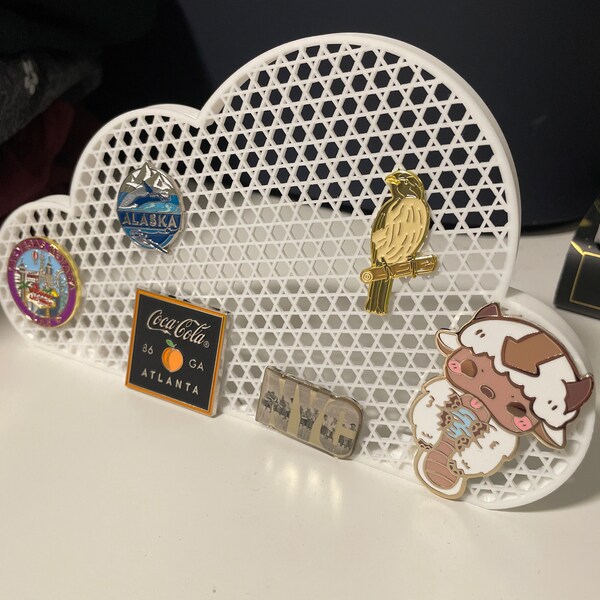 Large Circle Pin Display Stand, Huge Pin Display Board for Multiple ...