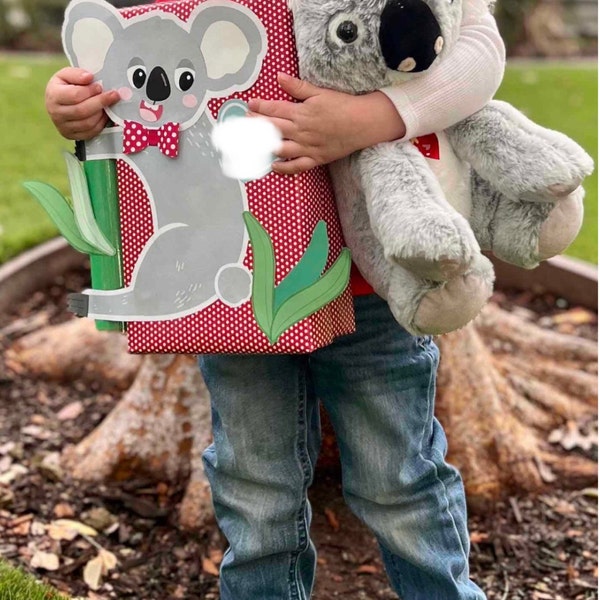 Koala Printable Box Kit | DIY Valentine Box Decor Kit for Valentine's ...