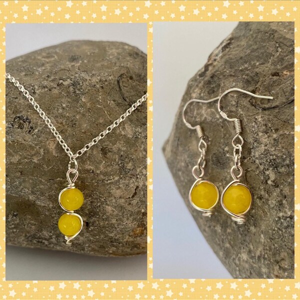 Red Necklace and Earrings, Robin Jewellery, Robin Necklace, Bird ...