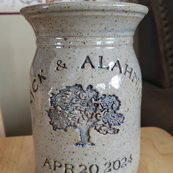 Personalized Wedding and Anniversary Pottery Gifts - Etsy