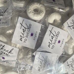 100pcs Mint to Succeed Favors,graduation Mints,graduation Party Favors ...
