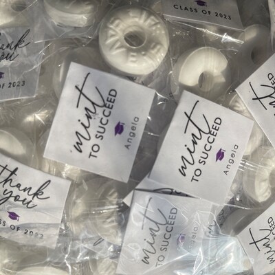 100pcs Mint to Succeed Favors,graduation Mints,graduation Party Favors ...